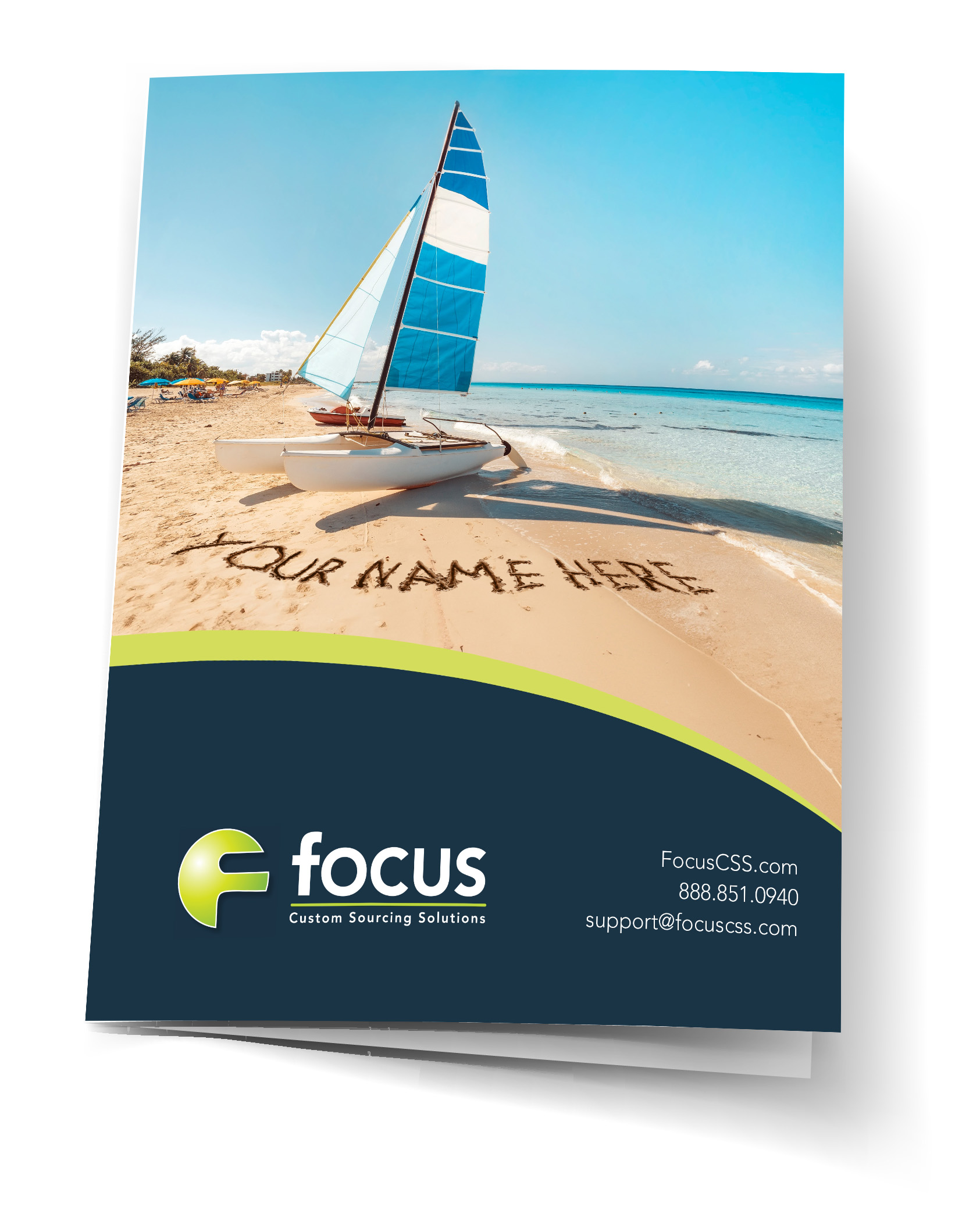 Landing Notebook Sign Up Focus Custom Sourcing Solutions